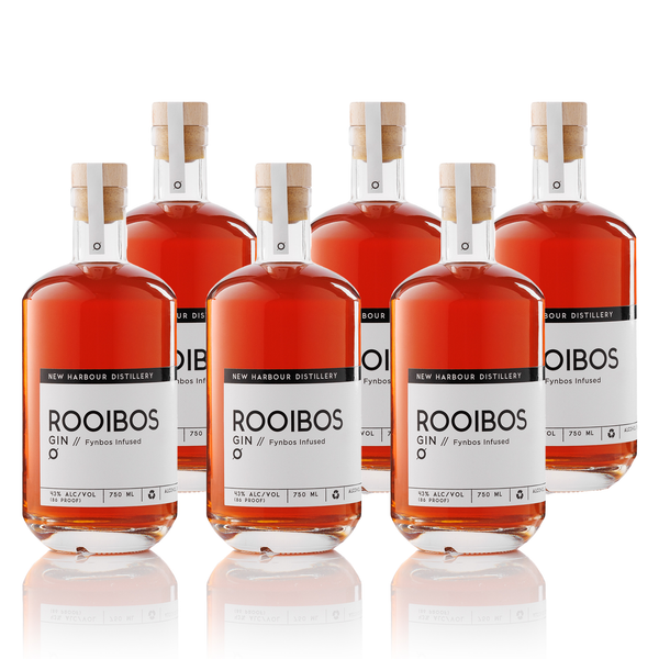 Rooibos Gin Case (6x750ml) - New Harbour Online Shop - New Harbour ...